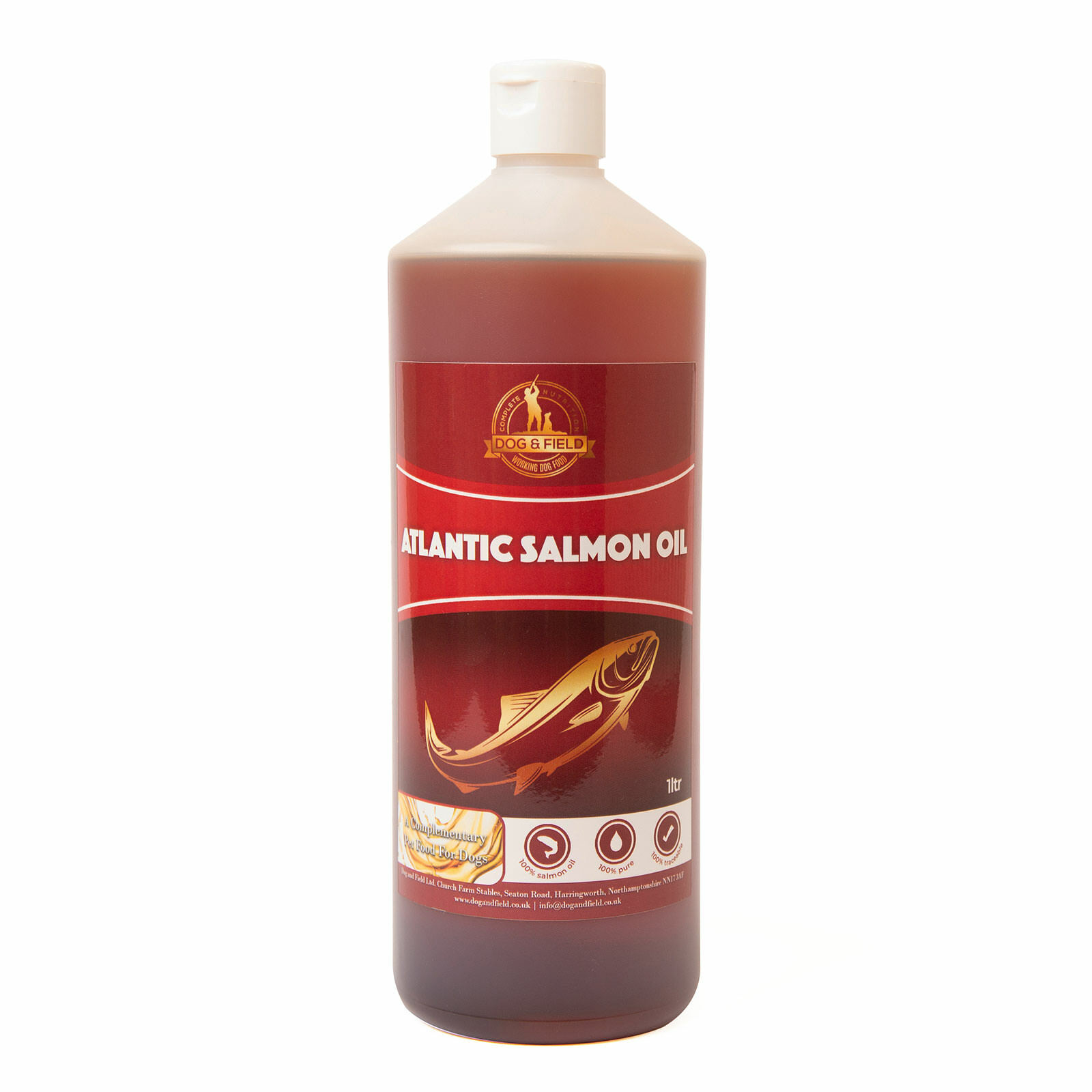 100% Pure Atlantic Salmon Oil For Dogs, Cats, Horses, Ferrets Pure ...