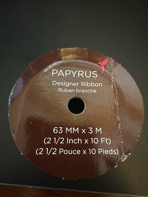 Papyrus Silver Glitter Designer Ribbon | eBay