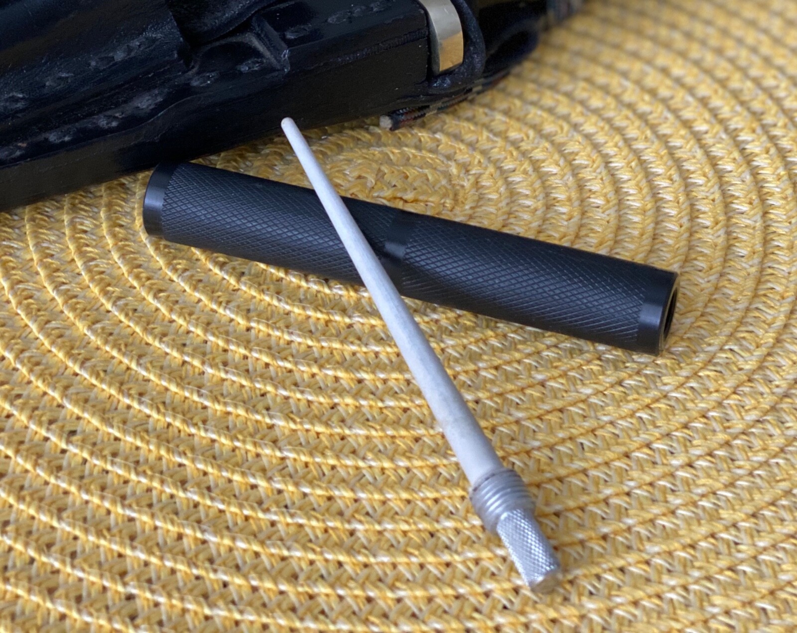 Mission MPK Titanium Knife Custom Made with black micarta handle | eBay