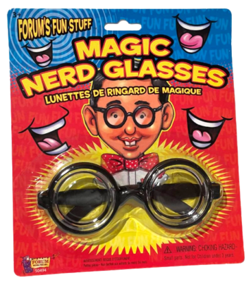 Nerd Laughing Memes Black Wizard Glasses Wally Nerd Specks Funny Geek