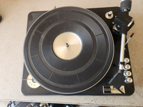 Elac Miracord Realistic 45 Vintage Turntable ONLY NO CARTRIDGE OR WOOD ...