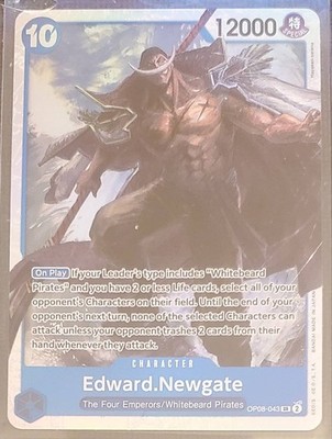 Edward.Newgate OP08-043 SR One Piece TCG Two Legends NM English | eBay