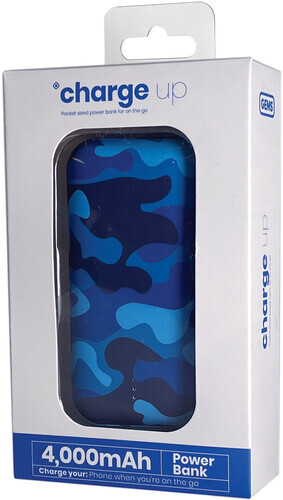 POWER BANK 4000MAH - BLUE [New ] | eBay