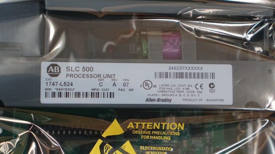 Allen Bradley 1747-L524 SLC 500 Processor Unit CPU 5/02 (SER C) | eBay