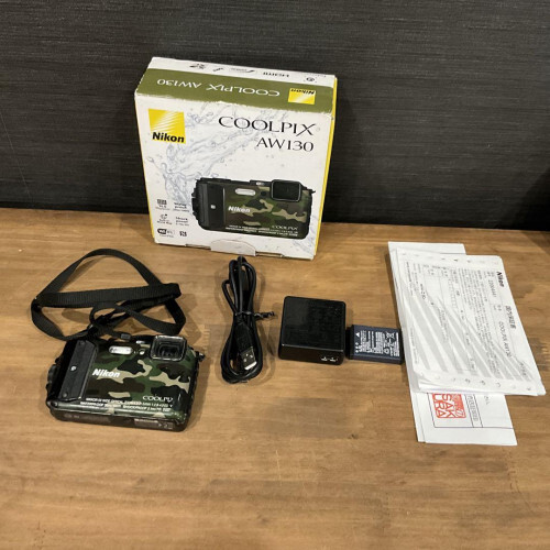 Nikon COOLPIX AW130 Camouflage Green Waterproof Shockproof GPS WiFi ...