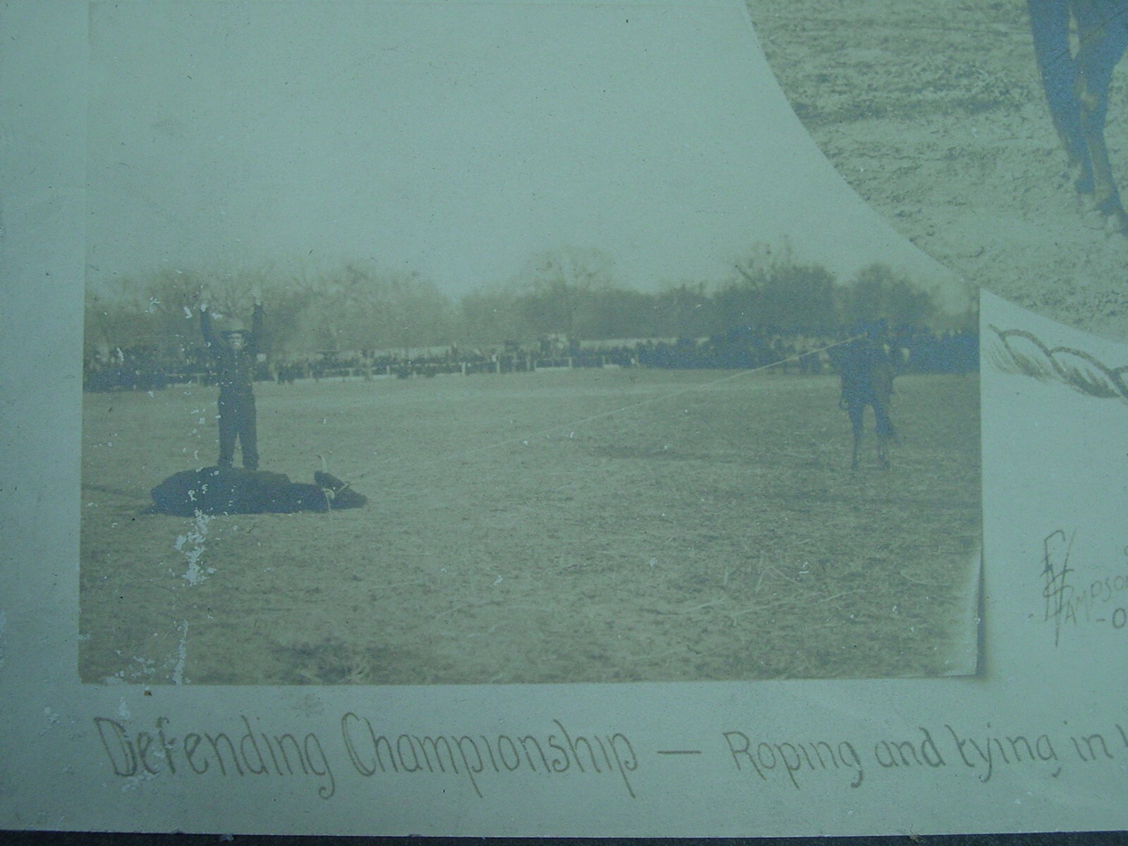 1906 J ELLISON CARROL & RED BUCK - Champion Roper - Oklahoma City ...