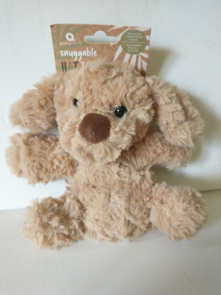 Puppy Dog Aroma Home Snuggable Hottie Microwavable Plush 9" | eBay