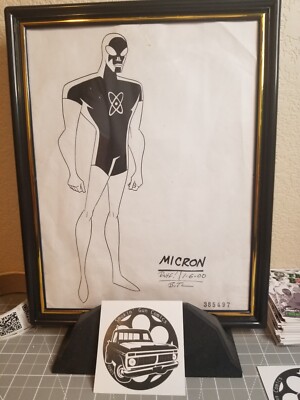 Bruce Timm rare Character Design Micron Production art BTAS Justice ...