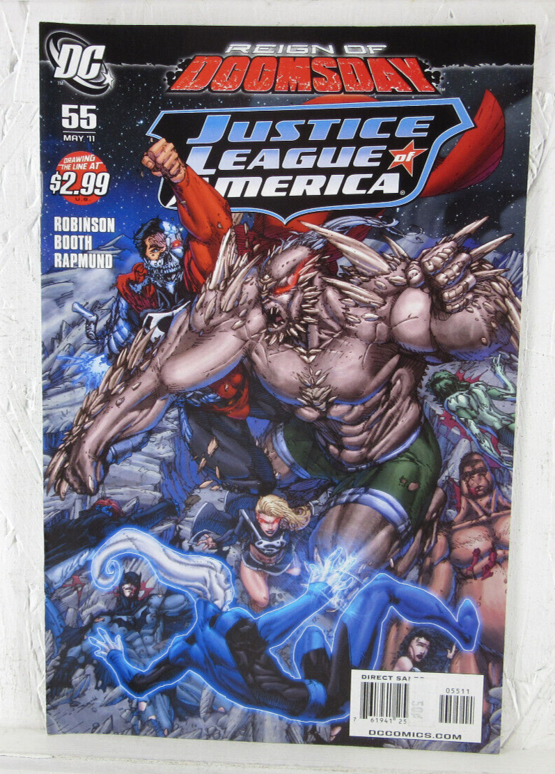 JUSTICE LEAGUE OF AMERICA #55 * DC Comics * 2011 Reign of Doomsday ...