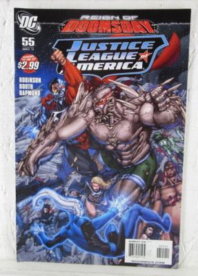 JUSTICE LEAGUE OF AMERICA #55 * DC Comics * 2011 Reign of Doomsday ...