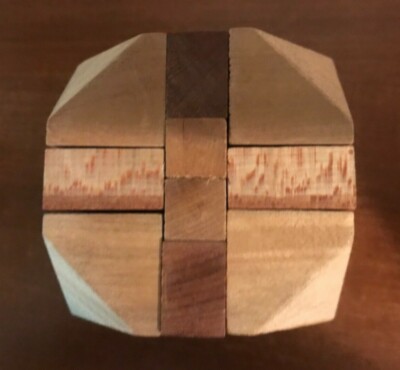 14 sided Wooden Puzzle (Similiar to the Wooden Burr Puzzle Cube) | eBay