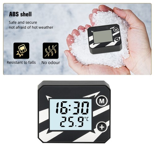 Mini Car Thermometer Clear Digital Display High Accuracy Portable ...