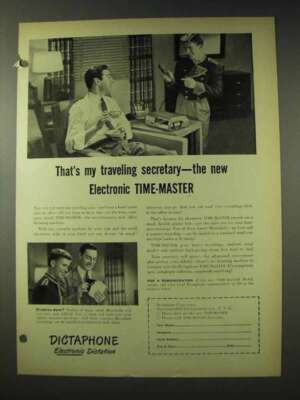 1948 Dictaphone Time-Master Dictation Machine Ad | eBay