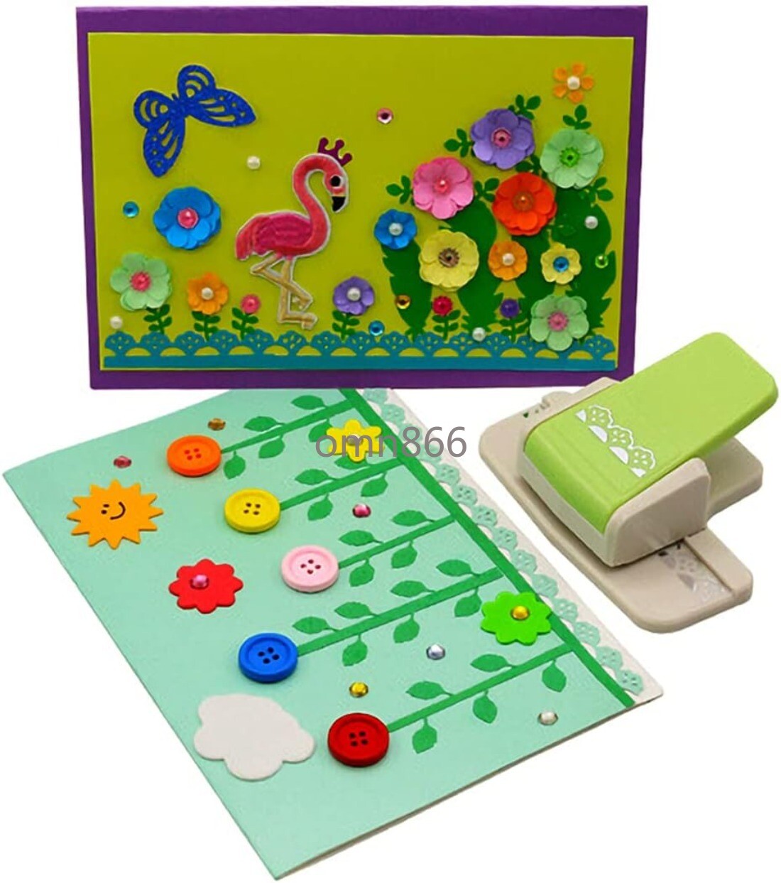 Paper Punchers Circle Holes Fancy Border Edge Craft Punch DIY Handmade ...