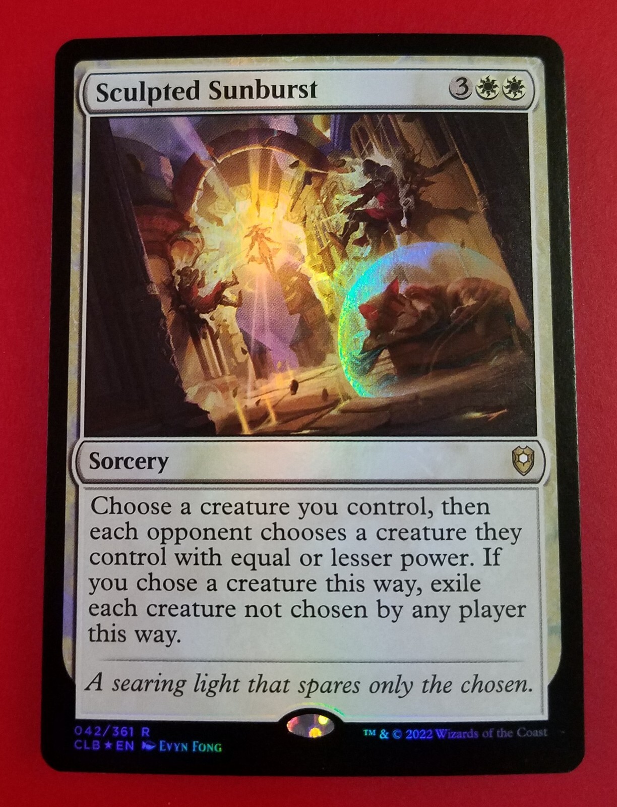 1x Sculpted Sunburst | FOIL | Battle for Baldur's Gate | MTG Magic ...