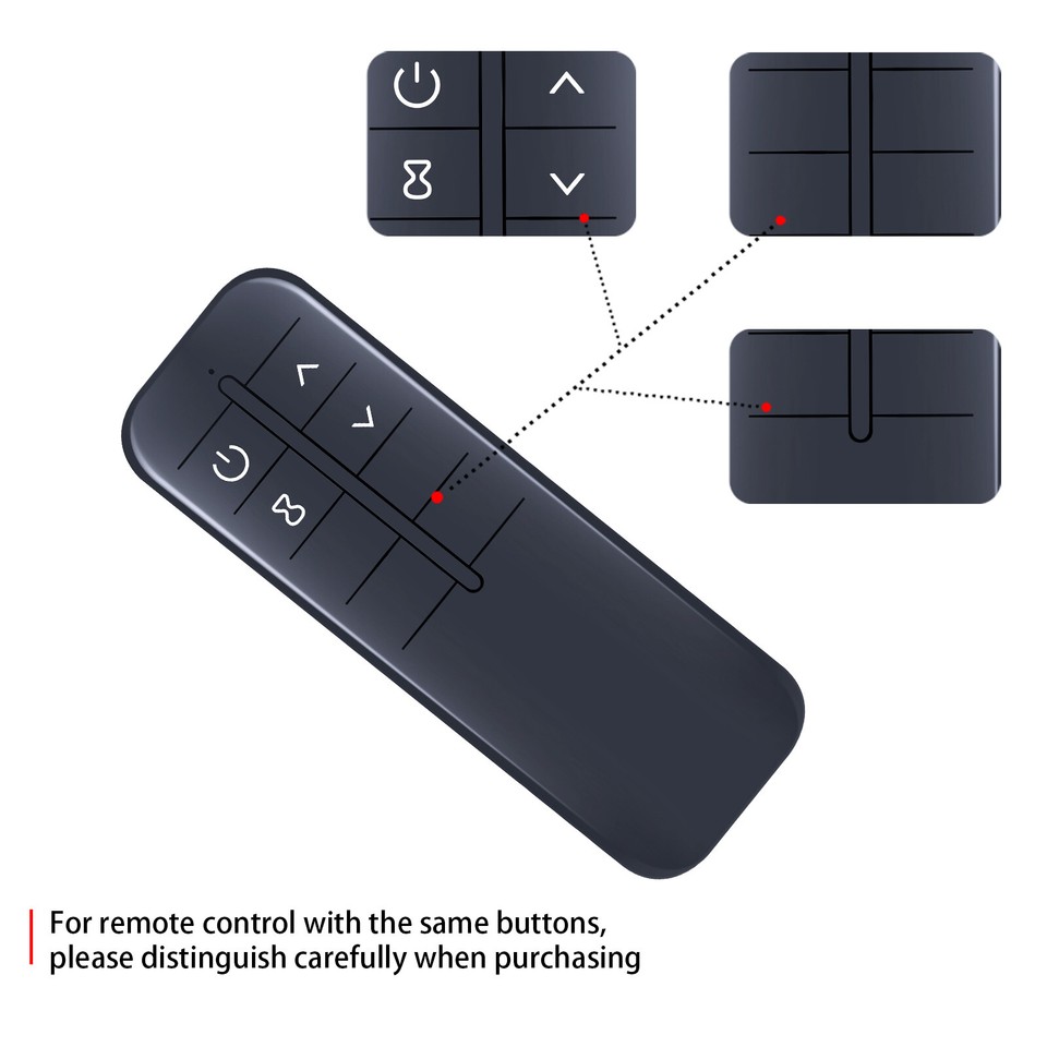 Replacement Remote Control For Duraflame Electric Space Heater 9HM900 ...