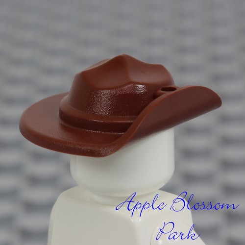 NEW Lego Minifig BROWN RANGER HAT Wide Brim Movie/Explorer/Cavalry Head ...