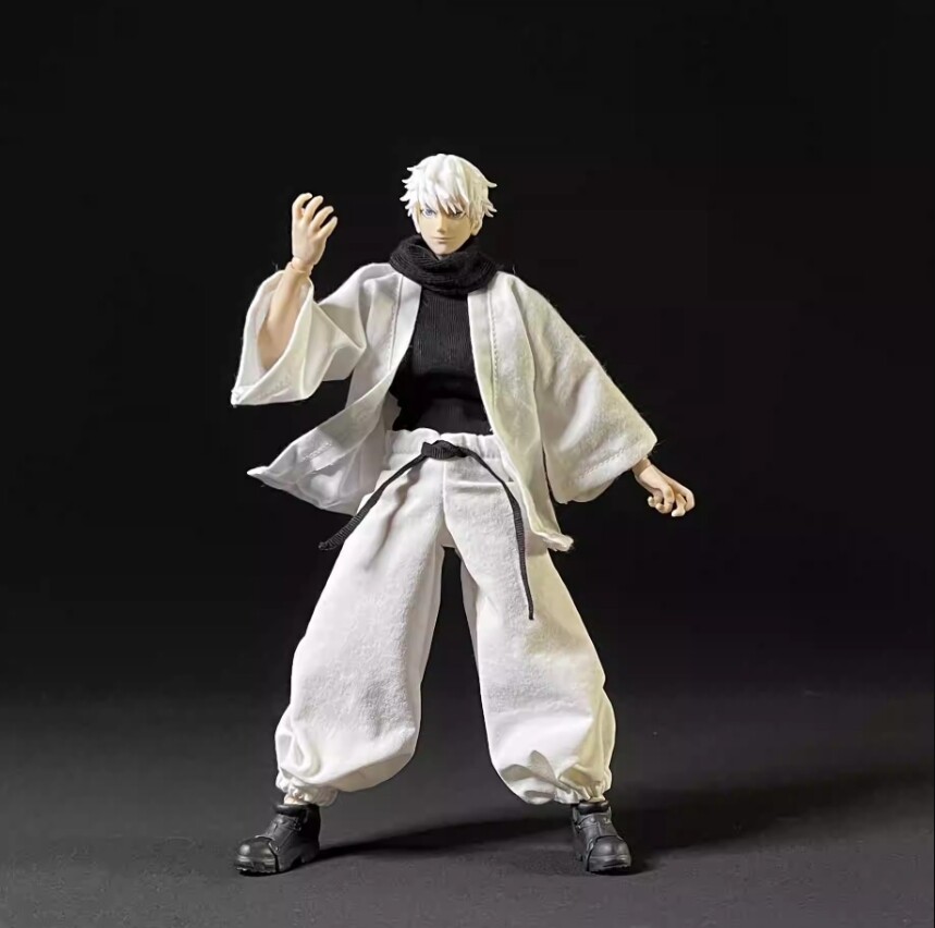 Jujutsu Kaisen Gojo Satoru 1/12 Cloth Gown Kimono for 6" Romankey ...