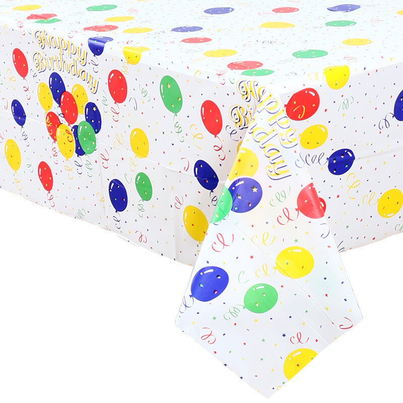 2Pack Disposable Birthday Tablecloth Rectangle Parties Picnic table ...