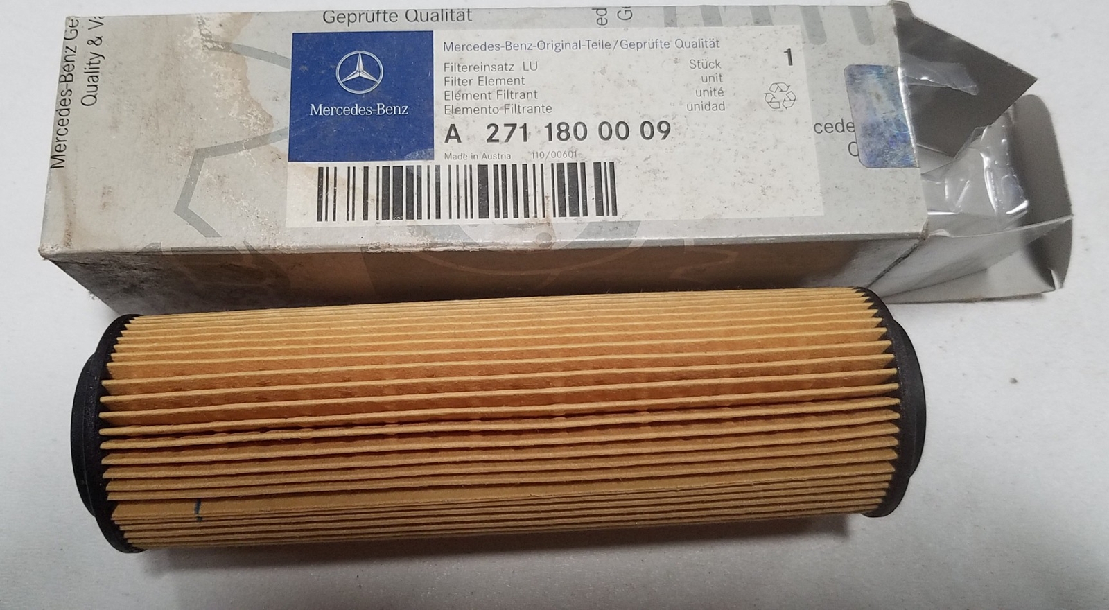 MERCEDES-BENZ A2711800009 - cross reference oil filters | oilfilter ...