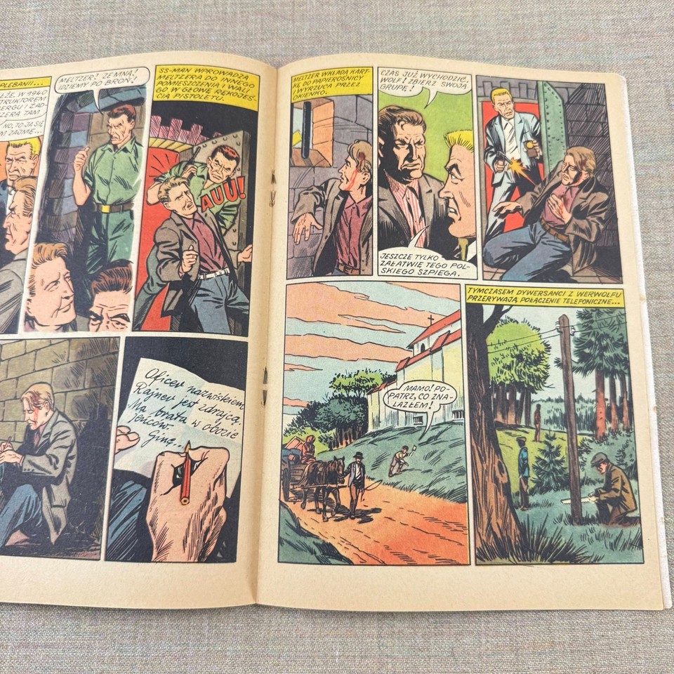 W pułapce – Podziemny Front (Polish Comic, 1960s/70s) | eBay