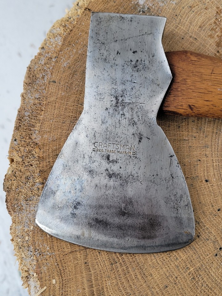 Vintage Craftsman Hatchet Axe Cedar Pattern | eBay