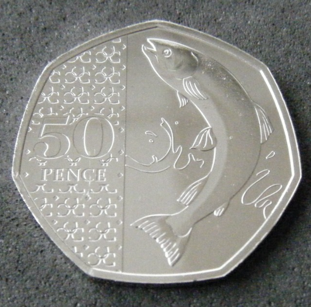 2026 50p Coin BU - British Grand Prix King's Trust Atlantic Salmon ...
