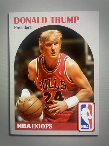 Donald Trump 2024 “47“ Custom ACEO Card NBA Hoops | eBay