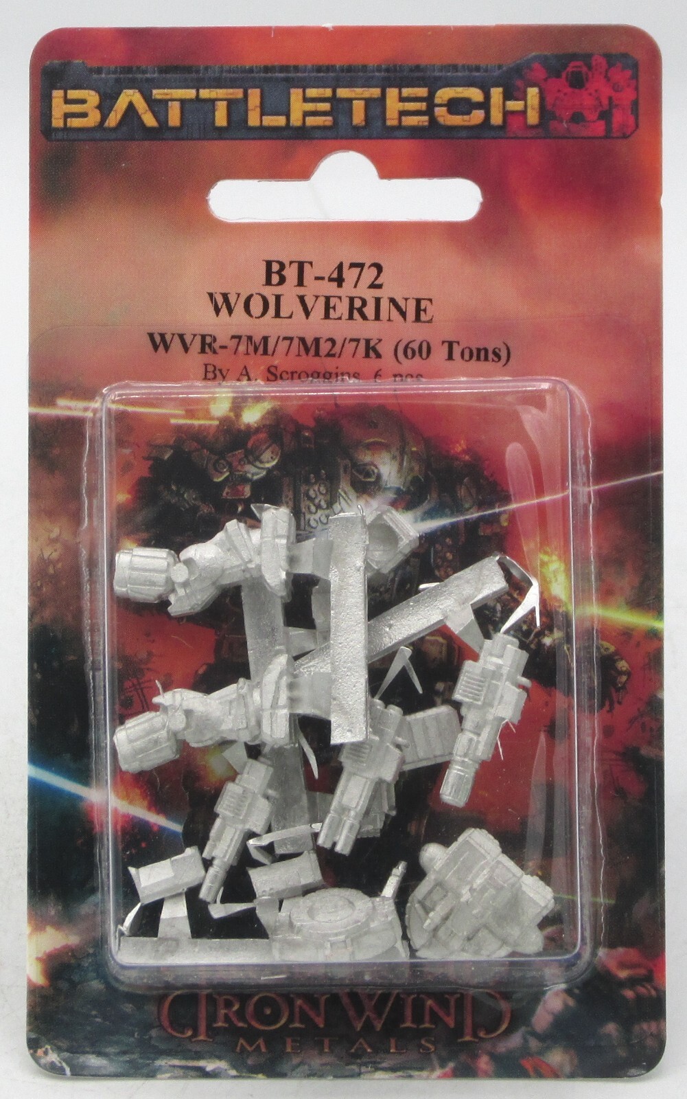 Battletech BT-472 Wolverine WVR-7M/7M2/7K (60 Tons) Fast Strike ...