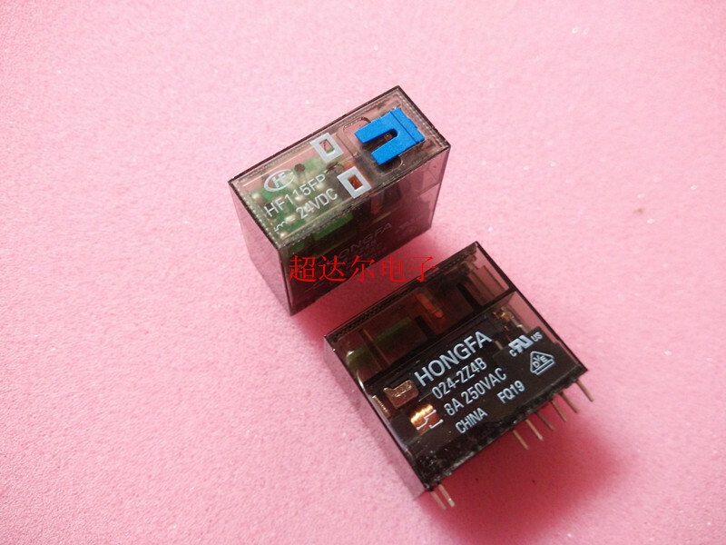 HF115FP-024-2Z4B 24VDC 8A 250VAC 8 Pins HongFa Power Relay x5PCS | eBay