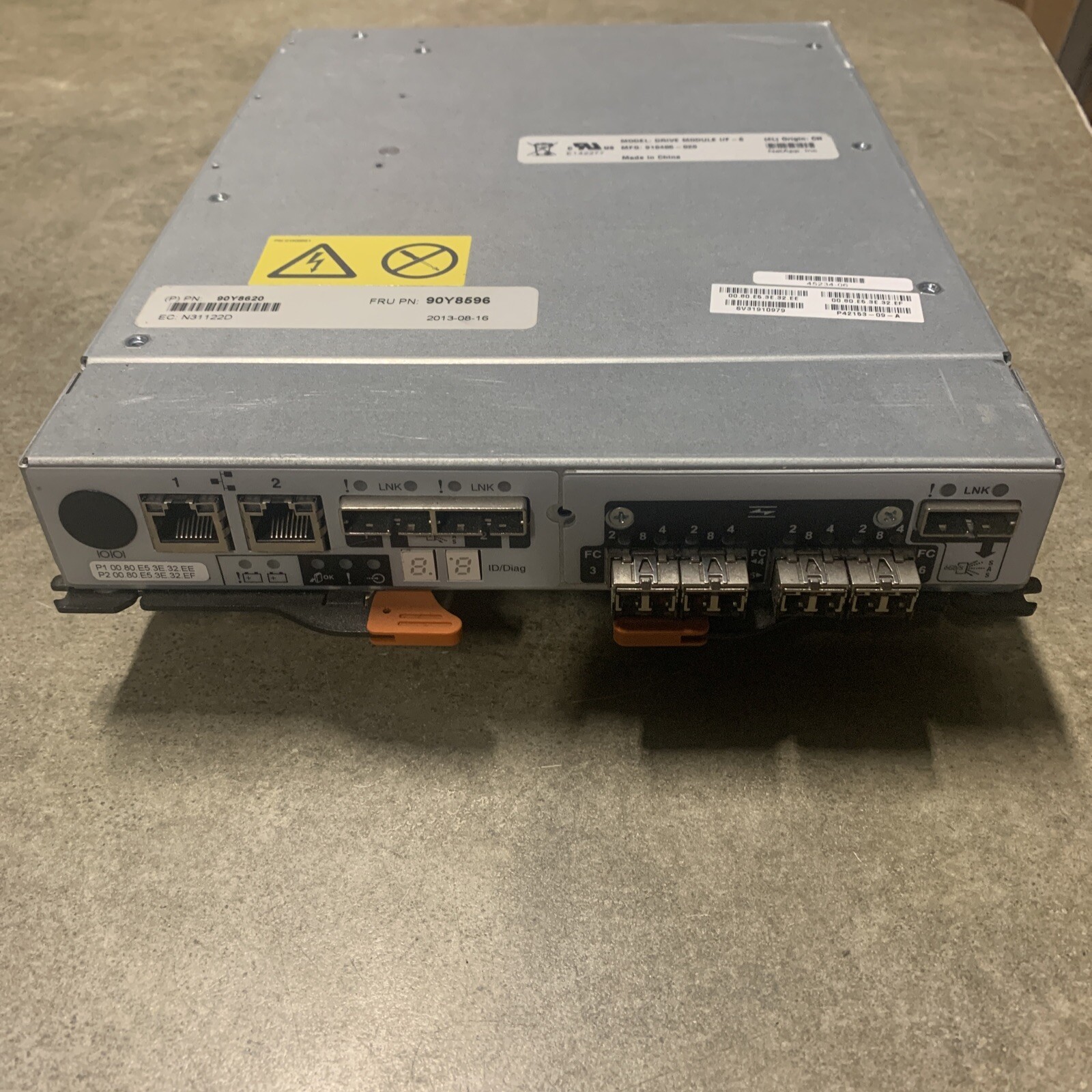 IBM Cache Controller 2gb No Host I/f or Flash W/ Battery 90Y8596 for ...