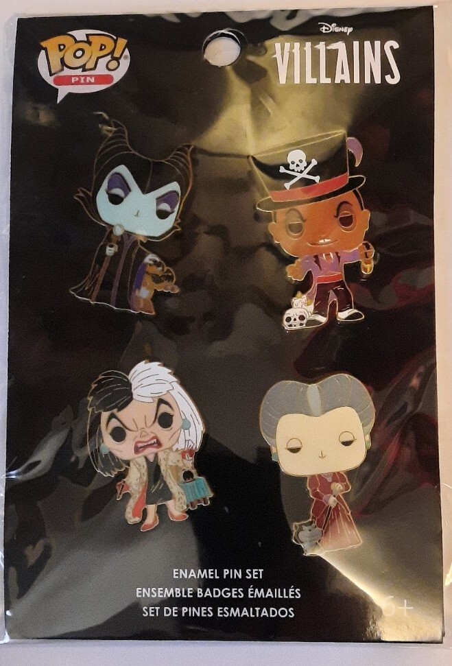 FUNKO POP PIN SET Disney - Villains Pin set for sale online | eBay