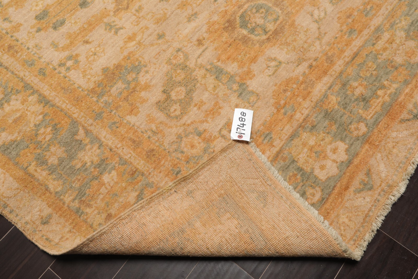 Tufenkian Caucasian Hand Knotted 100% Wool Traditional Area Rug Beige 5 ...