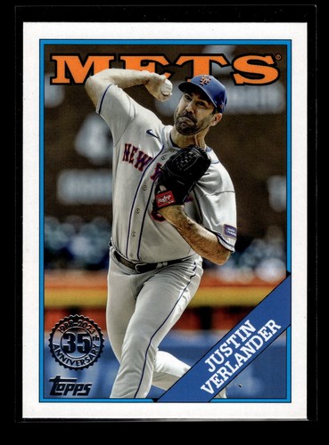 2023 Topps Update 88 Topps Baseball #88US-34 Justin Verlander (NM+)(BAS ...