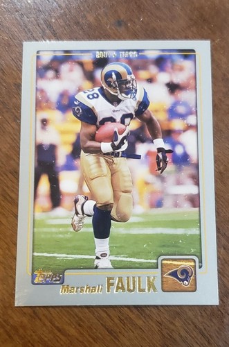 2001 Topps Football Card #1 Marshall Faulk | eBay