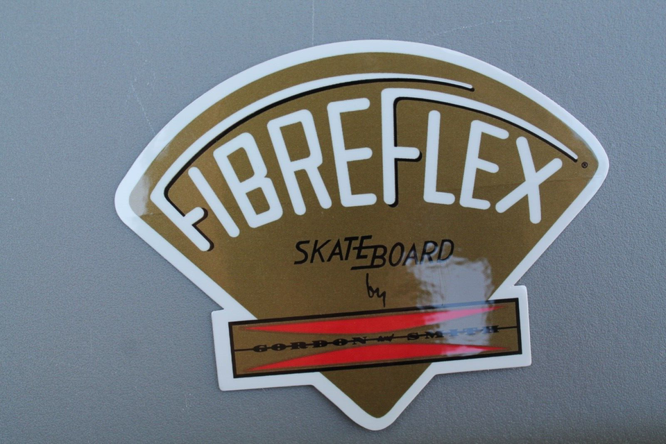 G&S Gordon Smith Skateboards Fibreflex Gold Z71A Original Skateboarding STICKER | eBay