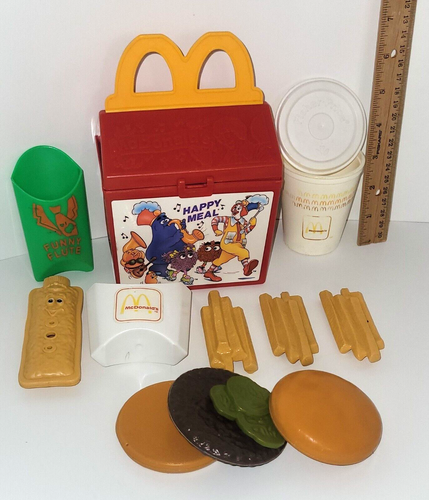 Complete VTG Fisher Price Fun Food McDonald’s Happy Meal Apple Flute | eBay