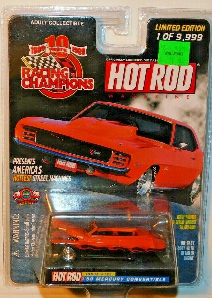 RACING CHAMPIONS HOT ROD COLLECTIBLES 1950 MERCURY CONVERTIBLE | eBay
