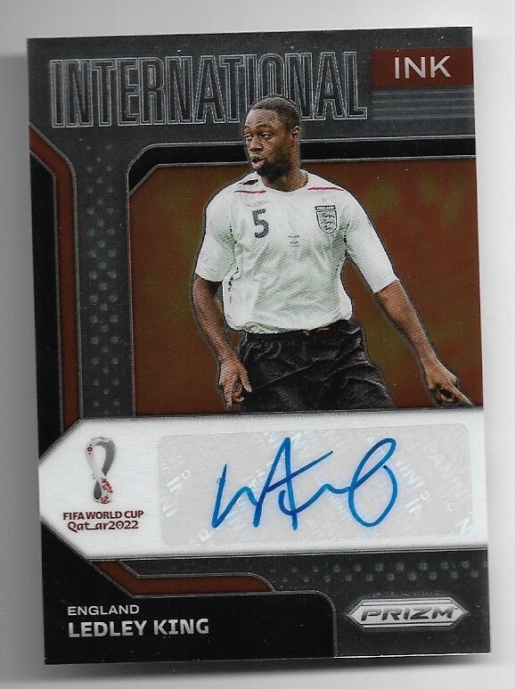 2022 Panini Prizm World Cup INK Autograph Auto Card : Ledley King A02 ...