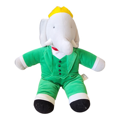 Babar The Elephant Book Series 16" Plush Toy ~ Rare HTF 16" Plush | eBay