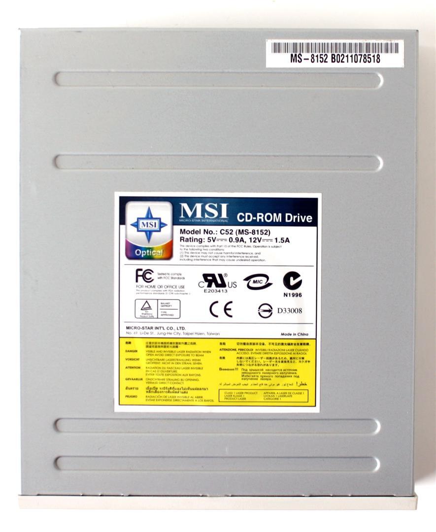 CD-ROM DRIVE, 52X Max, C52 (MS-8152), P/N: P8152-010 | eBay
