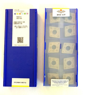 ZCC.CT Carbide Inserts - CNMG190612-DR, CNMG643-DR, YB6315 - Qty. 10 ...