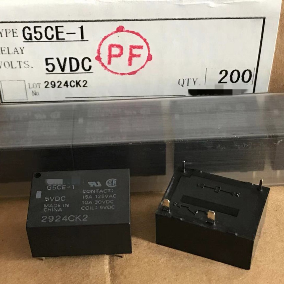 10PCS G5CE-1 5VDC Power Relay 15A 125VAC 4 Pins | eBay