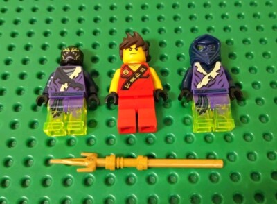 LEGO Ninjago Minifigure Lot Wooo nj0176 Howla njo177 Kai njo117 851342 ...