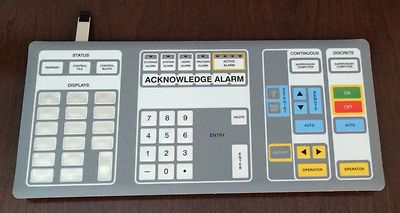 EMERSON WE GOT ALL FOR RS3! MAIN OPERATOR KEYBOARD MEMBRANE ROSEMOUNT ...