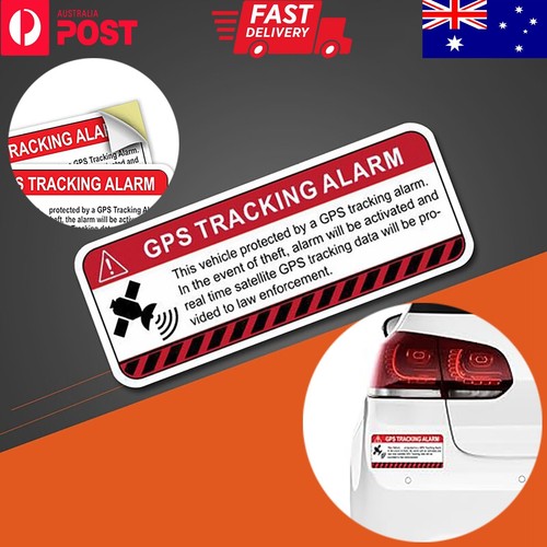 GPS Tracking Warning Sticker Car Decal Water Proof UV Resistant Self ...