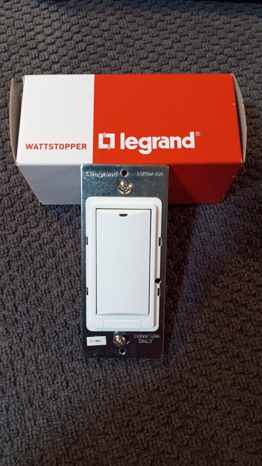 WattStopper Lvsw-101-w Low Voltage Switch 1 Button With LED for sale ...