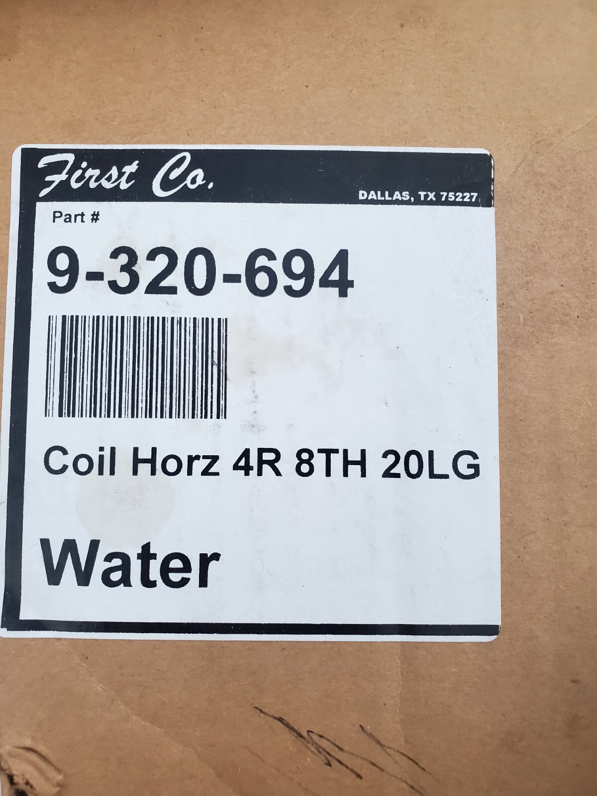 First co 9-320-694 Coil Horz 4R 8TH 20LG 3(C)(P)HBC-4 replacement coil ...