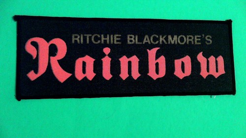 Vintage Ritchie Blackmore's Rainbow Sew On Patch! Deep Purple Dio | eBay