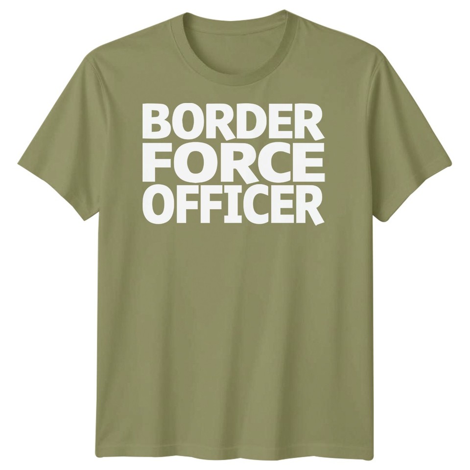 Border Force Officer Law Enforcement Occupation Mens T-Shirt Graphic ...